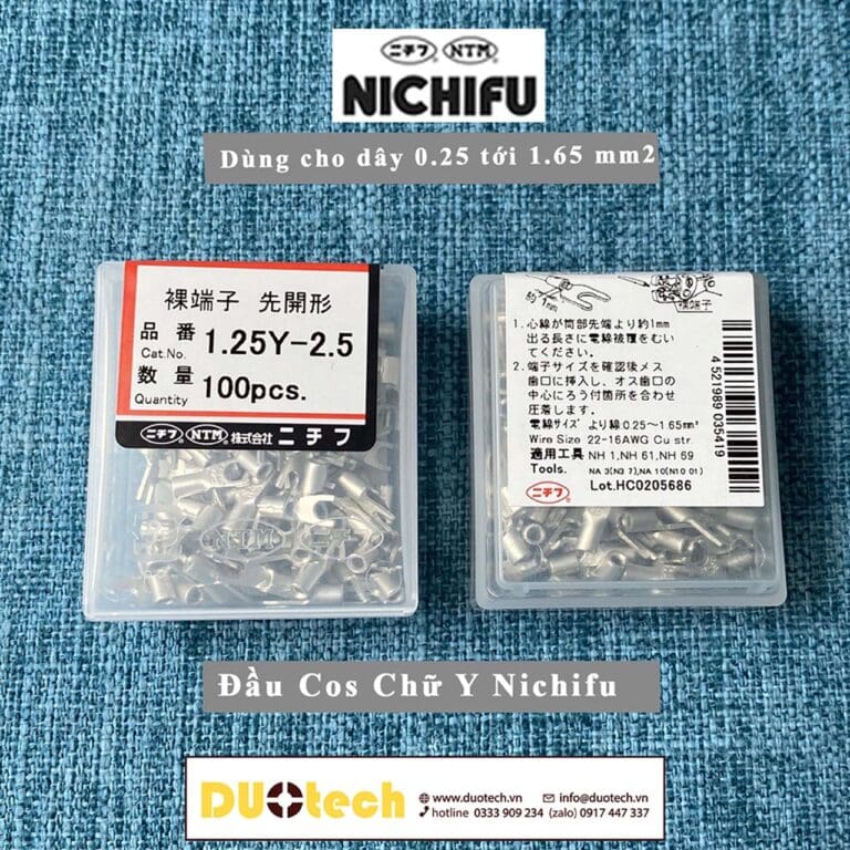 Cos chữ Y Nichifu 1.25Y-3 1.25Y-3.5 1.25Y-4 1.25Y-4S 1.25Y-5