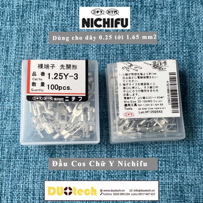 Cos chữ Y Nichifu 1.25Y-3 1.25Y-3.5 1.25Y-4 1.25Y-4S 1.25Y-5