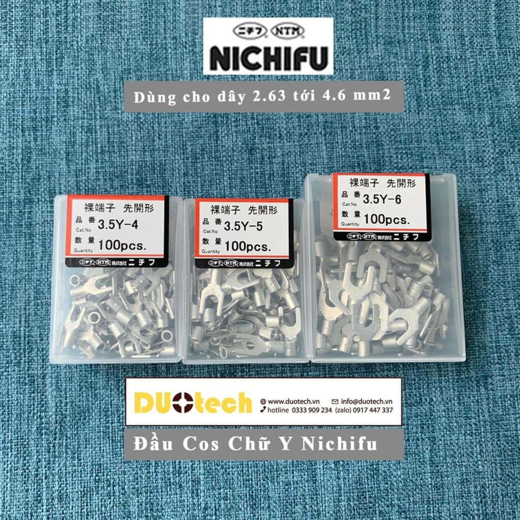 Bảng giá mua đầu cos chữ y Nichifu cốt cosse chĩa chỉa càng cua.