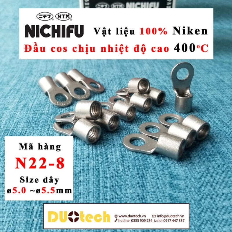 Đầu cos Niken chịu nhiệt độ cao Nichifu N5.5-4 N5.5-5 N5.5-6 -8