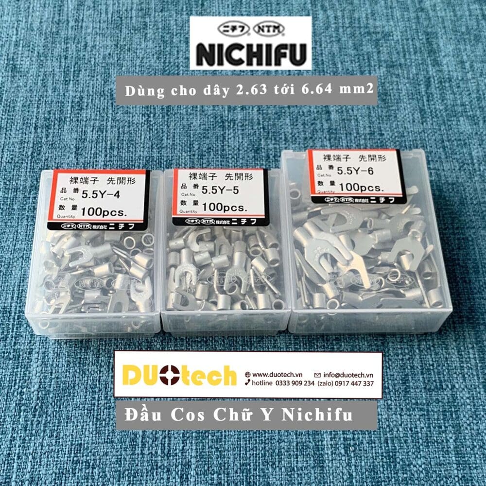đầu cos chữ y trần nichifu 5.5Y-4S 5.5Y-4 5.5Y-5 5.5Y-6 5.5Y-8