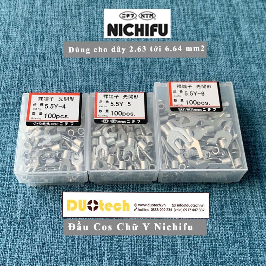 đầu cos chữ y trần nichifu 5.5Y-4S 5.5Y-4 5.5Y-5 5.5Y-6 5.5Y-8