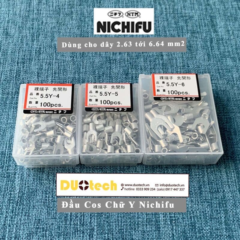 đầu cos chữ y trần nichifu 5.5Y-4S 5.5Y-4 5.5Y-5 5.5Y-6 5.5Y-8