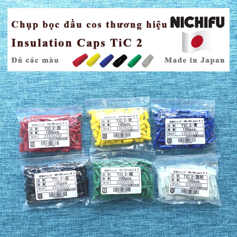 TiC 2 Nichifu -red -yel -blu -grn -blk -whi -clr Đỏ Vàng Xanh Đen